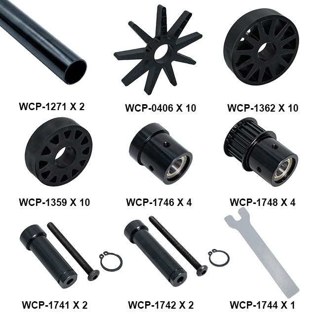 1-1/4" Round Stub Roller System Bundle – WestCoast Products