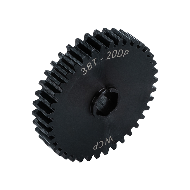 38t Pocketed Steel Spur Gear (20 DP, 3/8" Hex Bore) – WestCoast Products