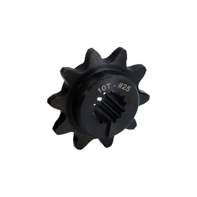 10t Steel Double Hub Sprocket (#25 Chain, Falcon Bore) – WestCoast Products