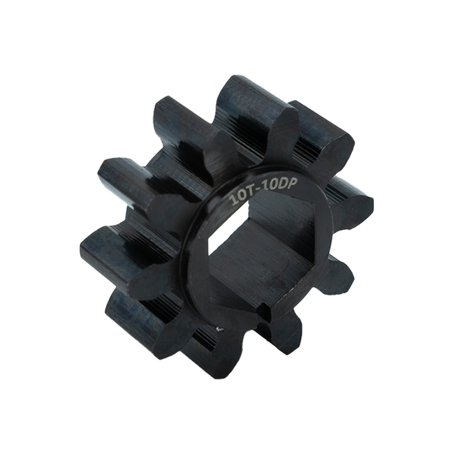 10t Steel Spur Gear (10 DP, 1/2" Hex Bore) – WestCoast Products