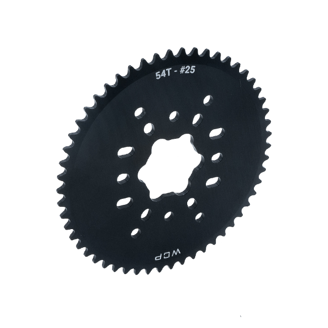 54t Aluminum Plate Sprocket (#25 Chain, SplineXL Bore) – WestCoast Products