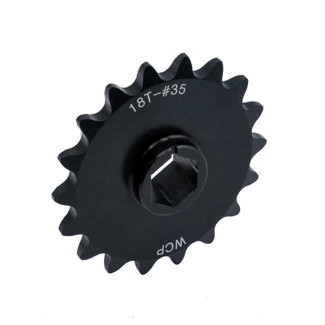 18t Aluminum Double Hub Sprocket (#35 Chain, 1/2" Hex Bore) – WestCoast ...