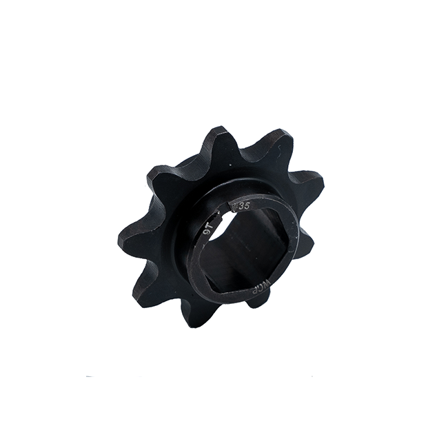 9t Steel Double Hub Sprocket (#35 Chain, 1/2" Rounded Hex Bore ...