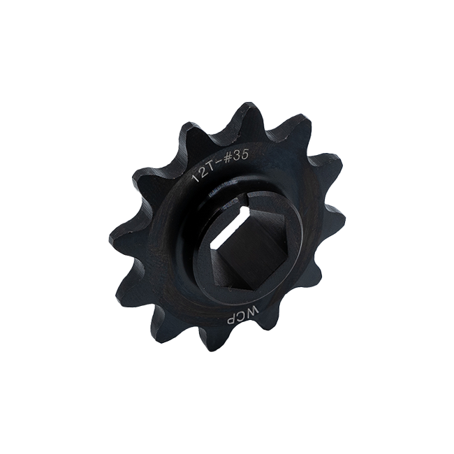 12t Steel Double Hub Sprocket (#35 Chain, 1/2" Hex Bore) – WestCoast ...