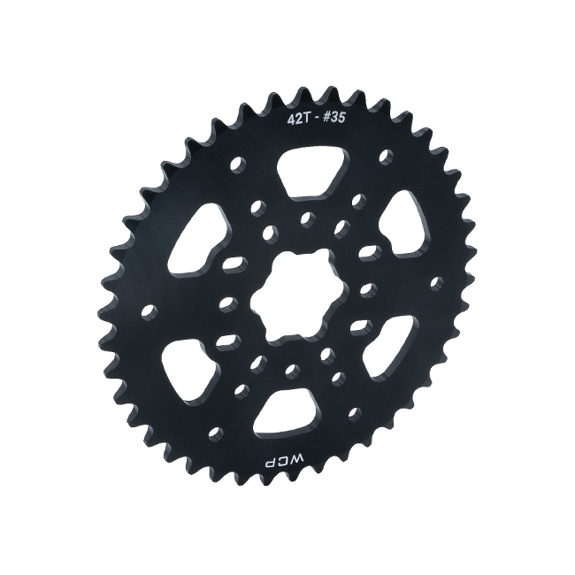 42t Aluminum Plate Sprocket (#35 Chain, SplineXL Bore) – WestCoast Products