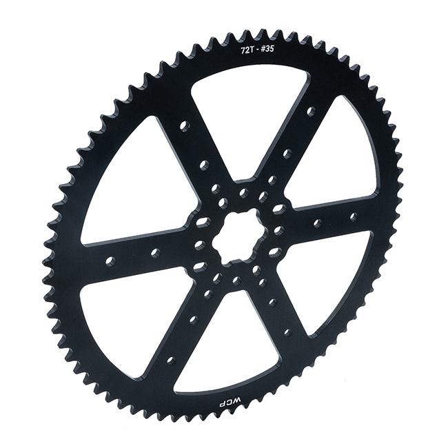 72t Aluminum Plate Sprocket (#35 Chain, SplineXL Bore) – WestCoast Products