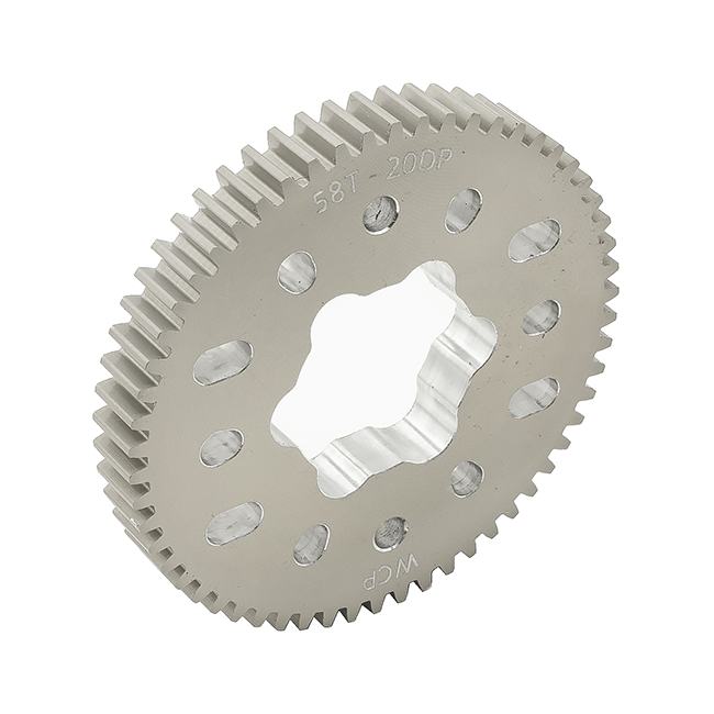 58t Aluminum Spur Gear (20 DP, SplineXL Bore) – WestCoast Products
