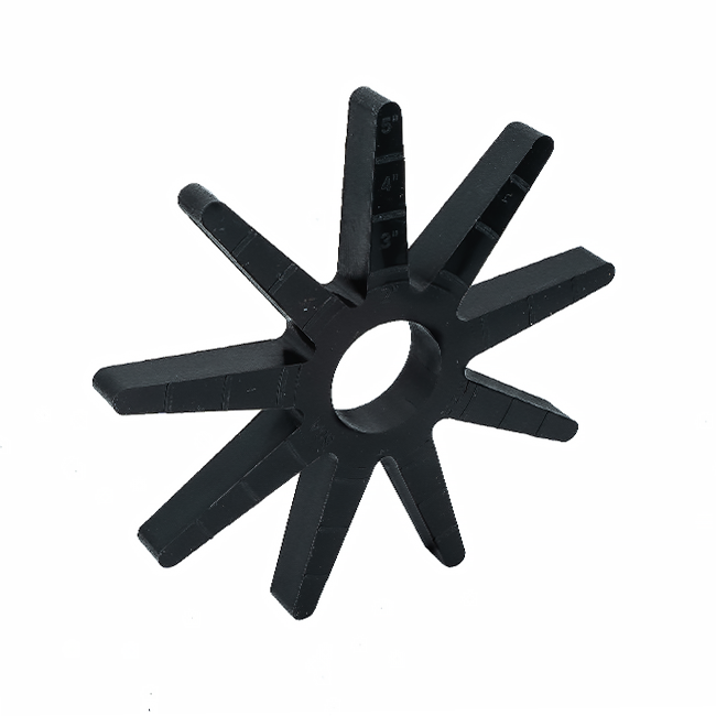 9T x 5" OD x 1/2" Wide Star Flex Wheel (1-1/4" Round Stretch, 30A ...