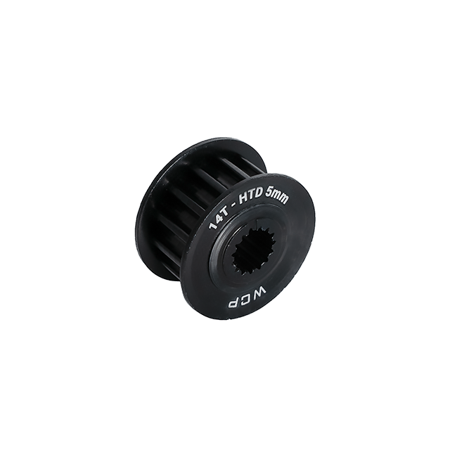 14t x 9mm Wide Aluminum Pulley (HTD 5mm, 8mm SplineXS Bore) – WestCoast ...