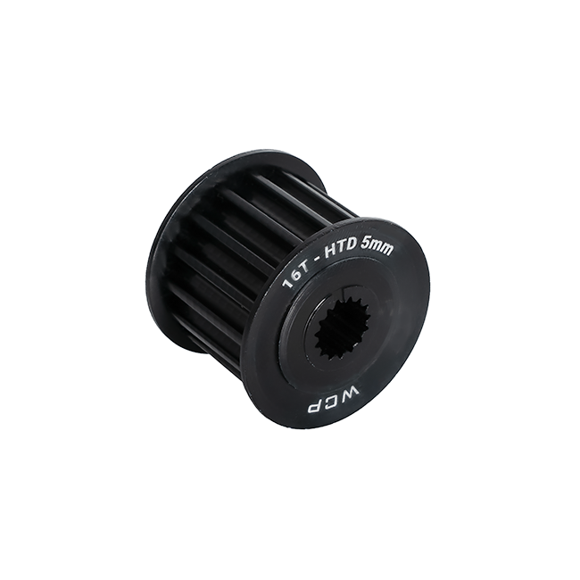 16t x 15mm Wide Aluminum Pulley (HTD 5mm, 8mm SplineXS Bore ...